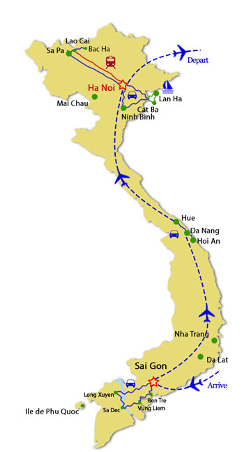 Discover Vietnam: South to North Circuit in 20 Days | Unforgettable Journey